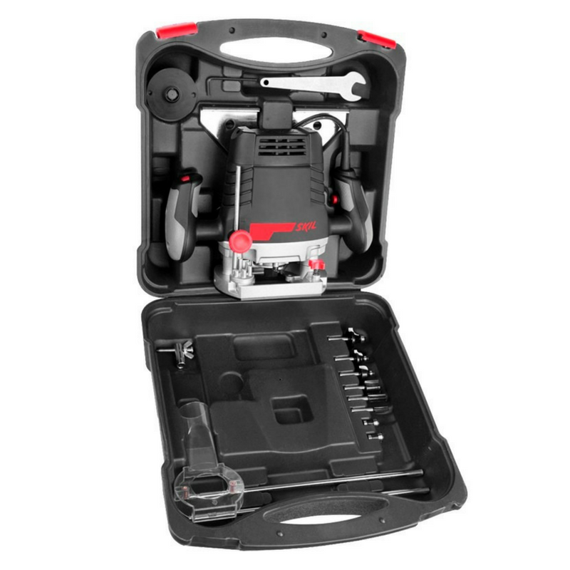 Fresadora Router Rebajador Tupi 1100w + Maletín y Accesorios SKIL 1831 ...