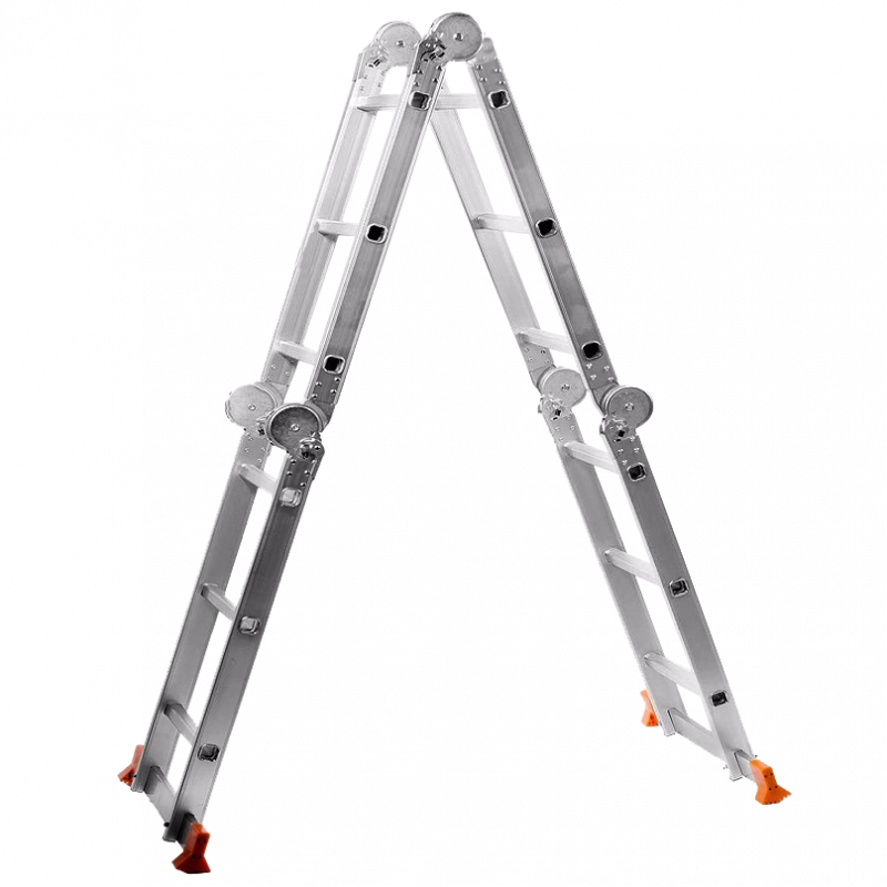 Escalera Aluminio Multipropósito 12 Escalones 4x3 Lusqtoff